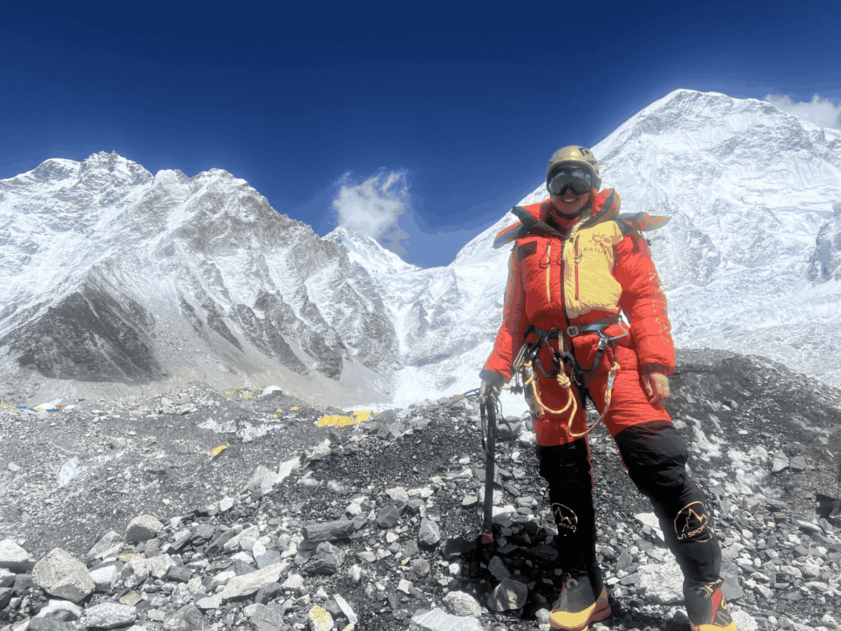 Nursing lecturer conquers Mount Everest as part of summit challenge ...